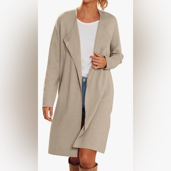 Sweaters | Nwt Long Wool Cardigan Sweaters Oversized Fall Dressy ...